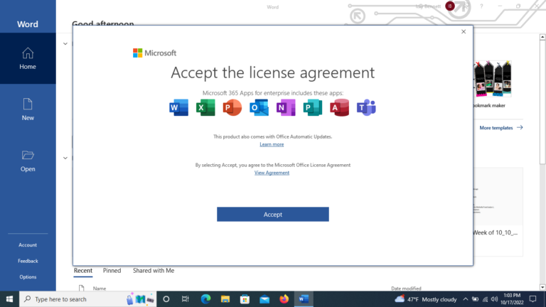 Office 365 Installation Guide - IT Services