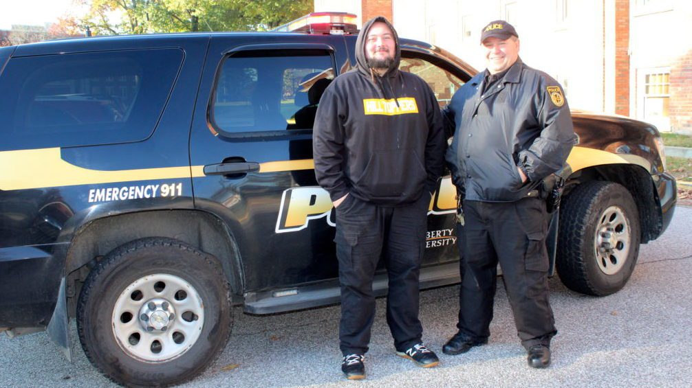 CJ Student Wyatt Gardner Interns with Campus Police - News and Media ...