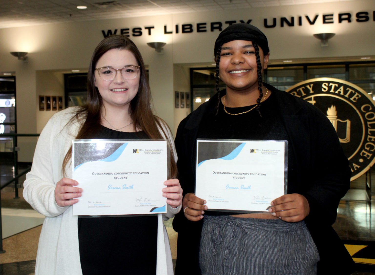 Serena Smith and Oceana Smith awards - WLU: News & Media Relations