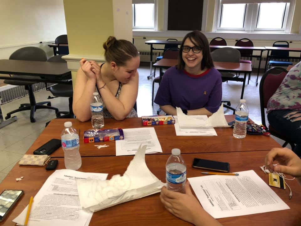 Psychology students getting Beanboozled for in class activity - Psychology